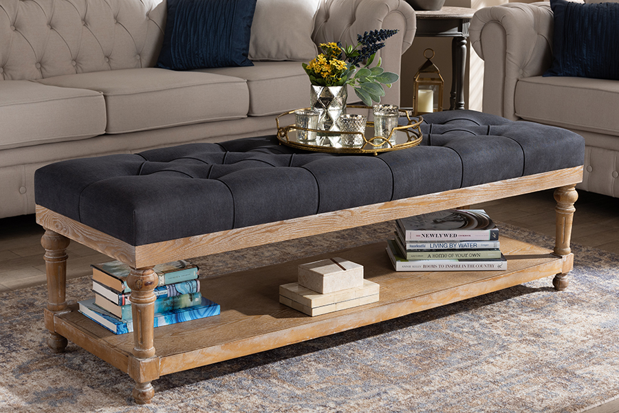Baxton Studio Linda Modern and Rustic Storage Bench | Couches.com