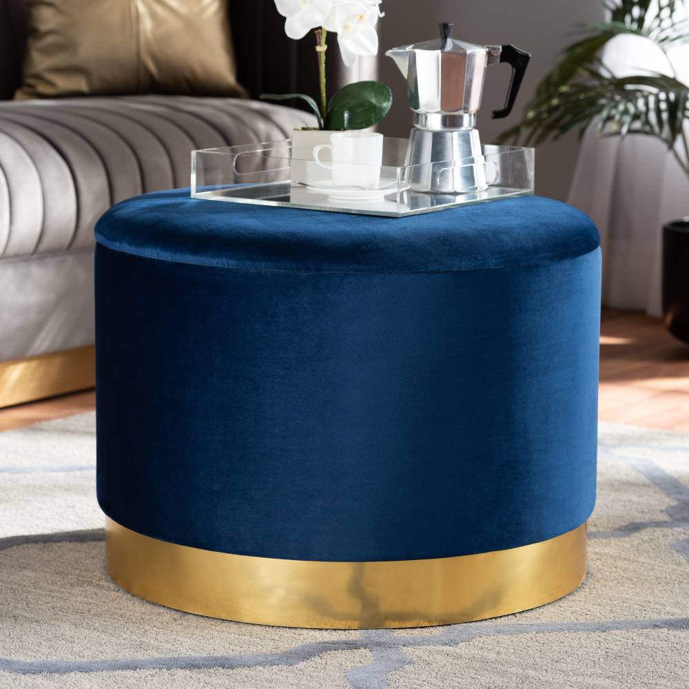 Baxton Studio Marisa Glam and Luxe Storage Ottoman | Couches.com